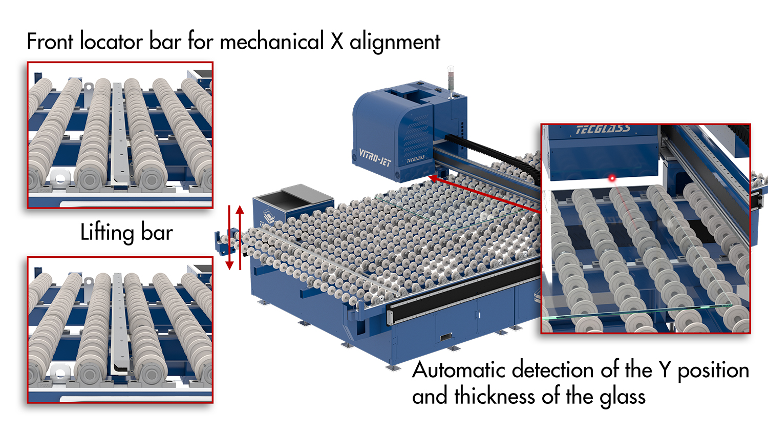 Vitro Jet I Type - Fully automatic digital glass printer | Tecglass