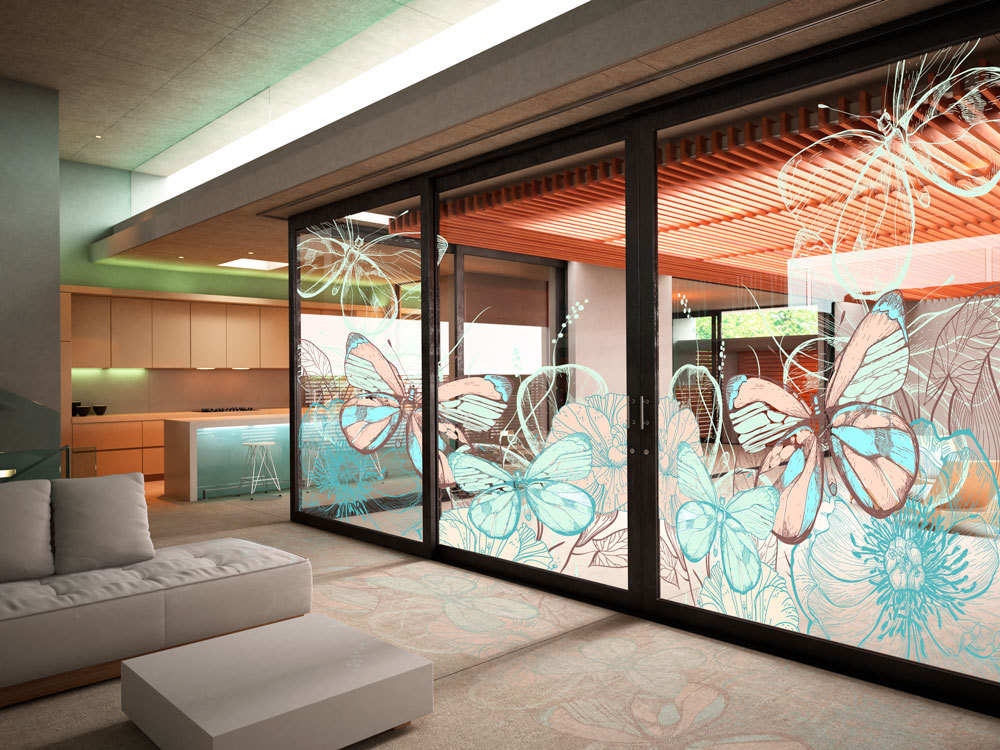 Glass printings for partitions - a wide range of patterns | Tecglass