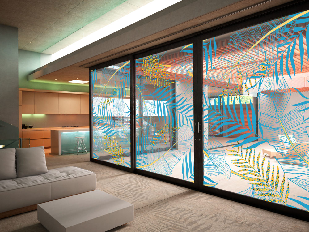 Glass printings for partitions - a wide range of patterns | Tecglass