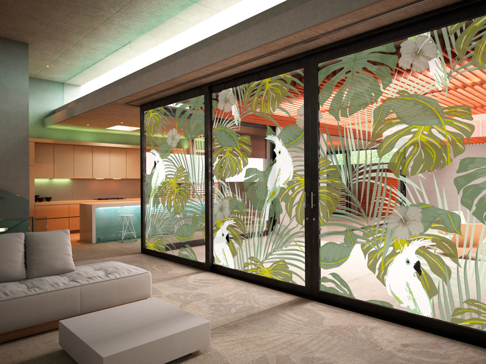 Glass printings for partitions - a wide range of patterns | Tecglass