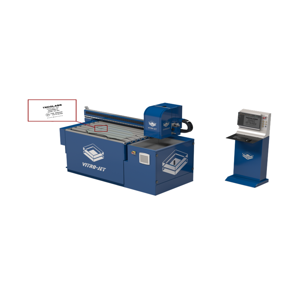 Vitro Jet Logo - Single Pass mode digital glass printer | Tecglass